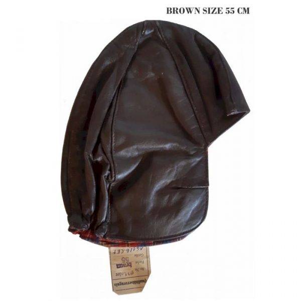 GERMAN LEATHER DRIVING CAP AS WORN BY ADOLF HITLER - WARSTUFF.COM