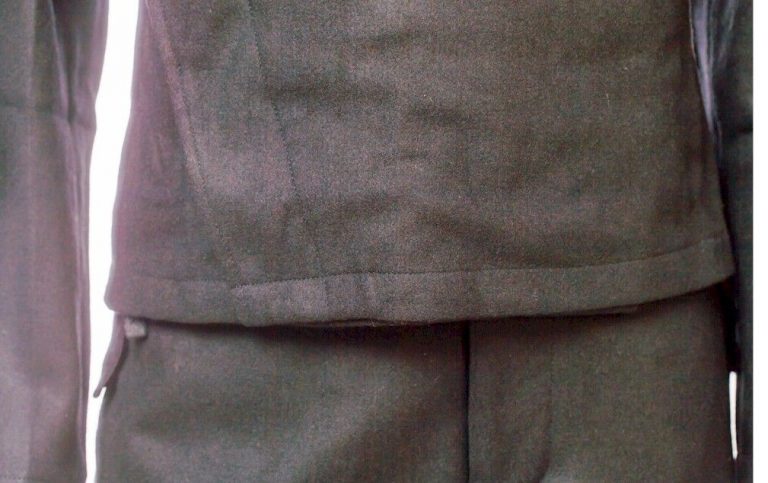 GERMAN SS PANZER SET: BLACK WRAPPER JACKET AND TROUSERS - WARSTUFF.COM