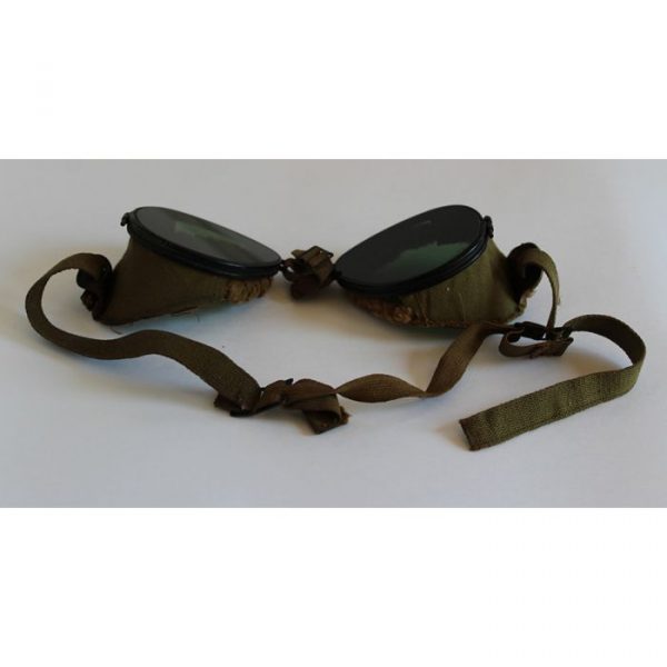 VINTAGE US WWI PILOT FUR-LINED AVIATOR SUN GOGGLES - WARSTUFF.COM