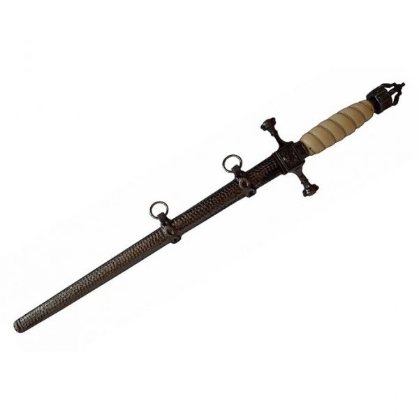 WW1 GERMAN IMPERIAL NAVY OFFICERS DAGGER WITH SCABBARD - WARSTUFF.COM