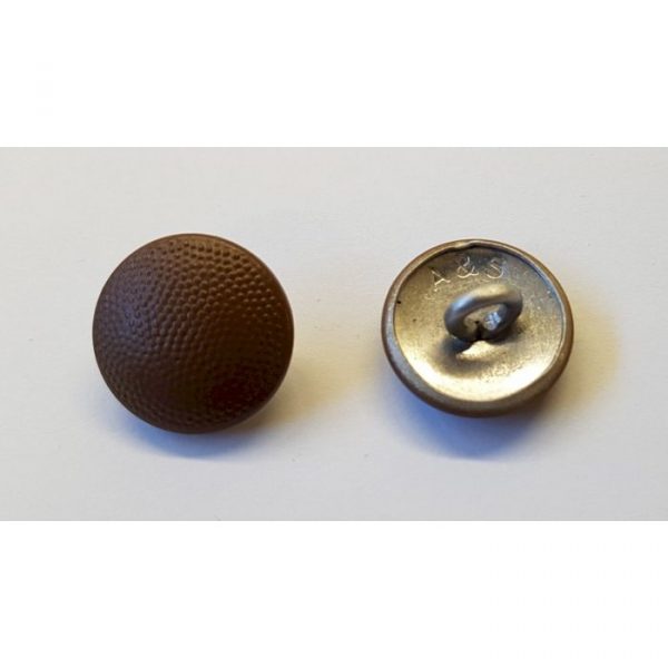 GERMAN LUFTWAFFE BROWN 19MM PEBBLED TUNIC BUTTONS - WARSTUFF.COM