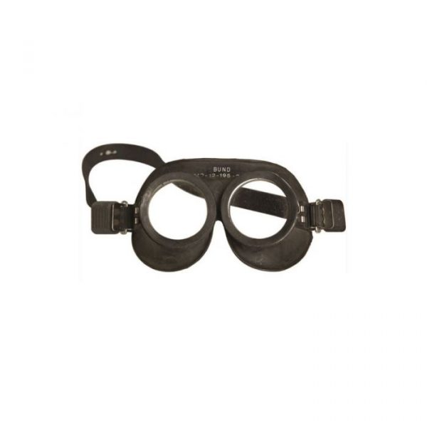 GERMAN ARMY RUBBER BUNDESWEHR MOTORCYCLE GOGGLES - WARSTUFF.COM