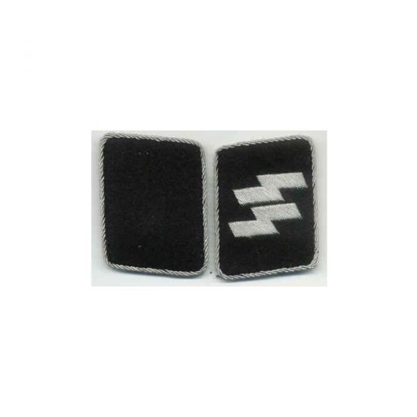GERMAN SS OFFICER RUNIC, RUNES COLLAR TABS - WARSTUFF.COM