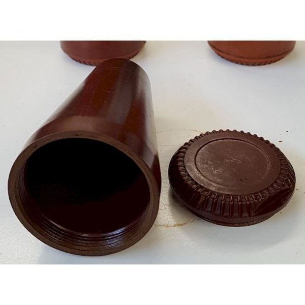 GERMAN WWII ORIGINAL 88 FLAK ARTILLERY BAKELITE FUSE CONTAINER MARKED ...