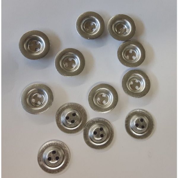 GERMAN ALUMINUM DISH PAN BUTTONS FOR ZELTS AND BREAD BAGS - WARSTUFF.COM
