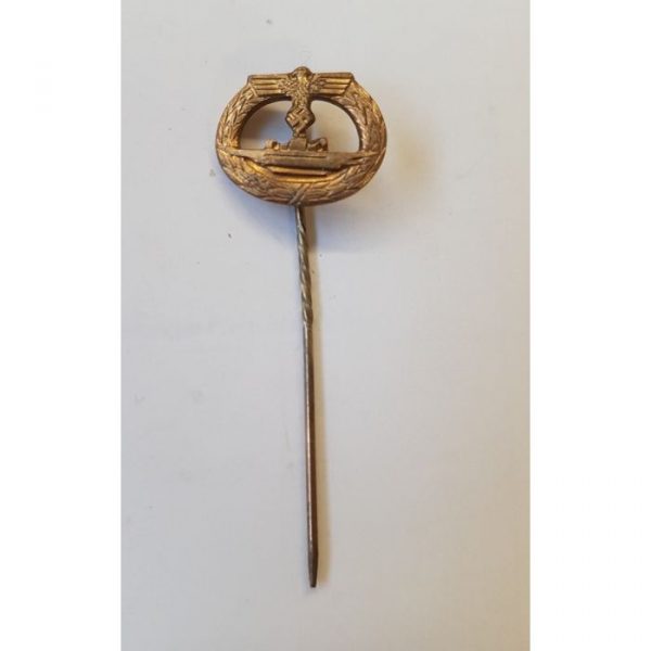GERMAN SUBMARINE WAR BADGE STICK PIN L/58 - WARSTUFF.COM