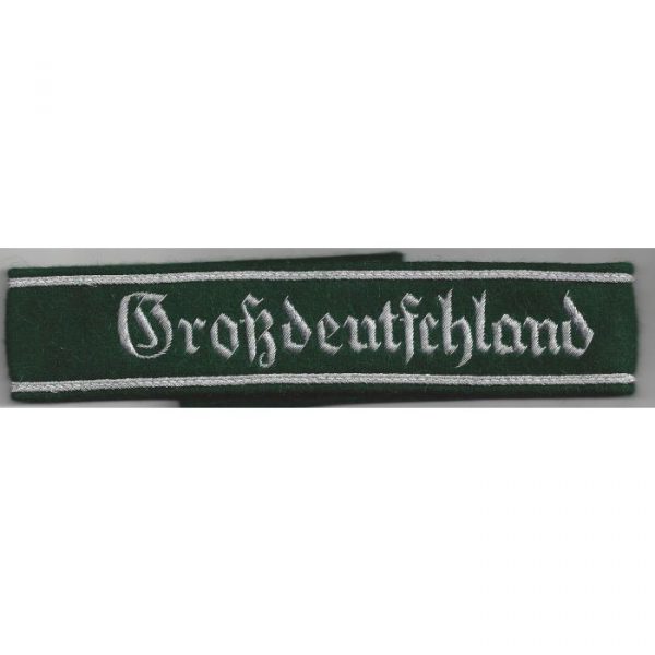 GERMAN GROSSDEUTSCHLAND CUFF TITLE BULLION OFFICER - GREEN - WARSTUFF.COM