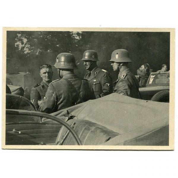 SS POST CARD POLICE IN POLAND"SECURITY POLICE EINSATZKOMMANDO DURING A ...