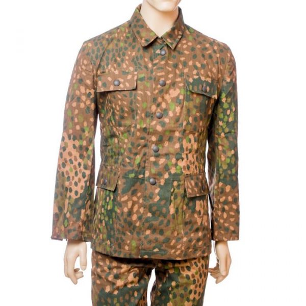 GERMAN SS M-44 DOT PATTERN CAMOUFLAGE DRILL TUNIC - WARSTUFF.COM