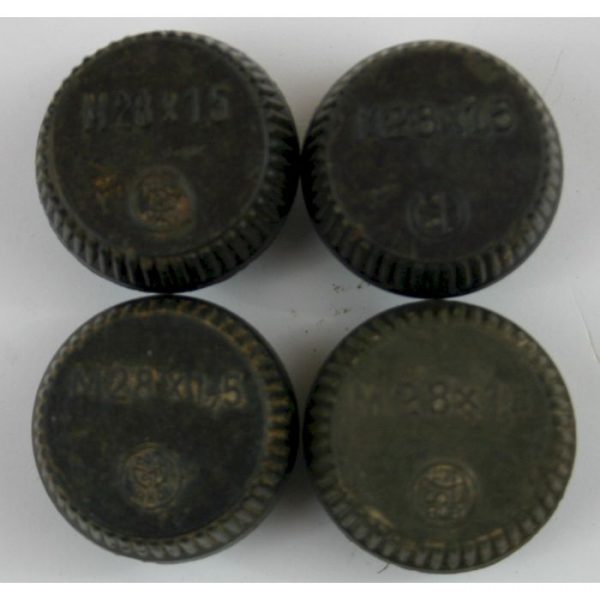 GERMAN WW2 50 MM & 80 MM MORTAR BAKELITE CAPS Lot of 4 - WARSTUFF.COM