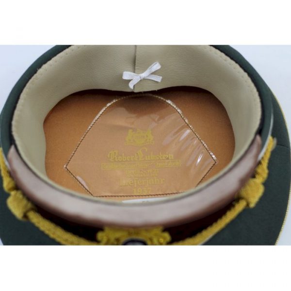 ADOLF HITLERS GREEN GABARDINE VISOR CAP - WARSTUFF.COM