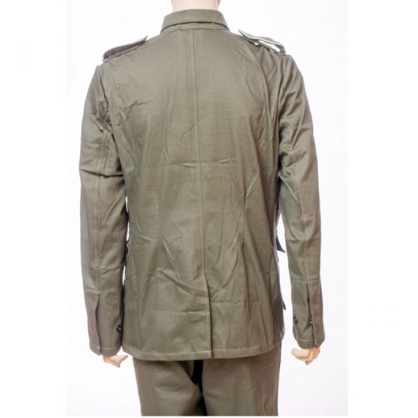 GERMAN WW2 REED GREEN HBT M40 FIELD TUNIC AND PANTS - WARSTUFF.COM