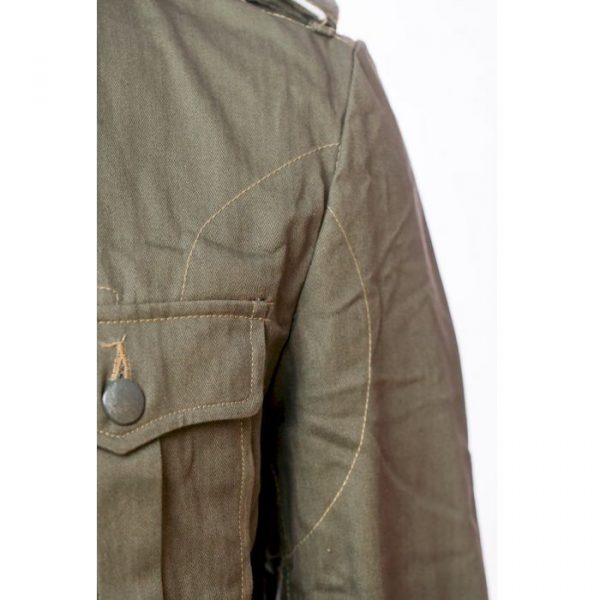 GERMAN WWII REED GREEN HBT M40 FIELD TUNIC - WARSTUFF.COM