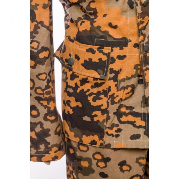 GERMAN WAFFEN SS OAK LEAF A CAMOUFLAGE M43 DRILL TUNIC - WARSTUFF.COM