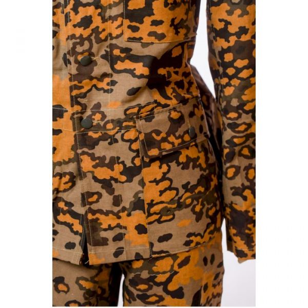 GERMAN WAFFEN SS OAK LEAF A CAMOUFLAGE M43 DRILL TUNIC - WARSTUFF.COM