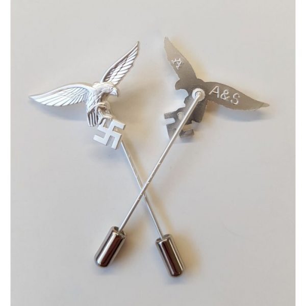GERMAN LUFTWAFFE EAGLE STICK PIN SILVER - WARSTUFF.COM