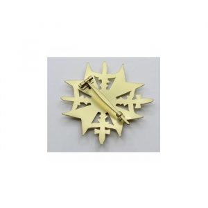 GERMAN WW2 SPANISH CROSS WITH SWORDS GOLD - WARSTUFF.COM