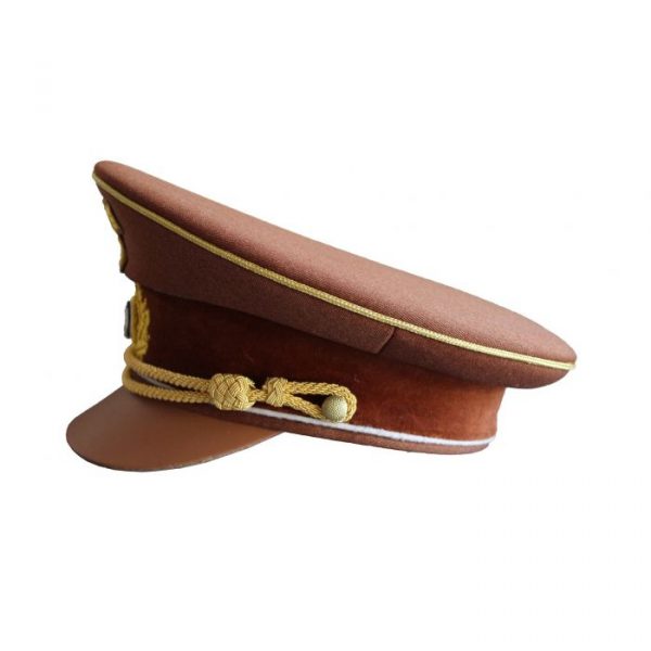 GERMAN ADOLF HITLER VISOR CAP - BROWN - WARSTUFF.COM