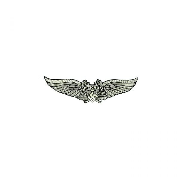 GERMAN LUFTSCHUTZ WING HELMET DECAL - SINGLE - WARSTUFF.COM