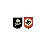 GERMAN SS DEATH'S HEAD HELMET DECALS - WARSTUFF.COM