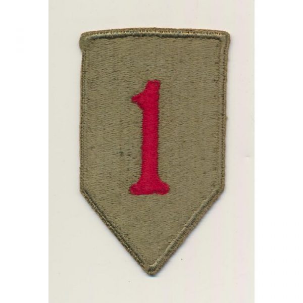 1ST INFANTRY DIVISION GREEN BACK PATCH ORIGINAL - WARSTUFF.COM
