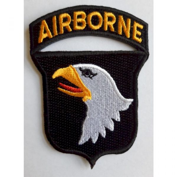 AMERICAN 101st. AIRBORNE DIVISION SLEEVE INSIGNIA PATCH 1 PIECE VERSION ...