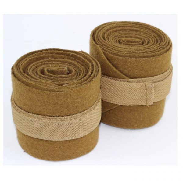 BRITISH ARMY KHAKI PUTTIES - WARSTUFF.COM