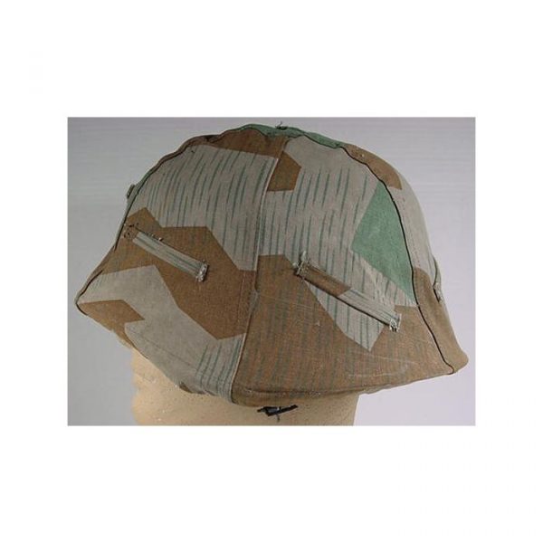 GERMAN SPLINTER PATTERN HELMET COVER MADE WITH ORIGINAL MATERIAL ...