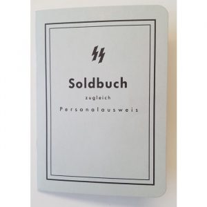 GERMAN SS SOLDBUCH - BLANK - WARSTUFF.COM