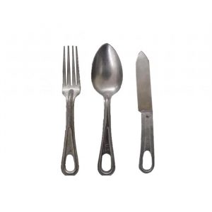 AMERICAN MESS KIT SPOON, FORK and KNIFE SET - WARSTUFF.COM