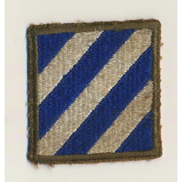 US 3RD INFANTRY DIVISION PATCH CUT EDGE ORIGINAL - WARSTUFF.COM