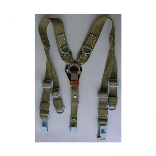 GERMAN WW2 COMBAT LEATHER Y-STRAPS - WARSTUFF.COM
