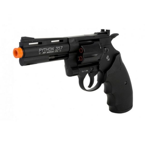 COLT PYTHON 4" REVOLVER - BLACK WITH SPEED LOADER - WARSTUFF.COM