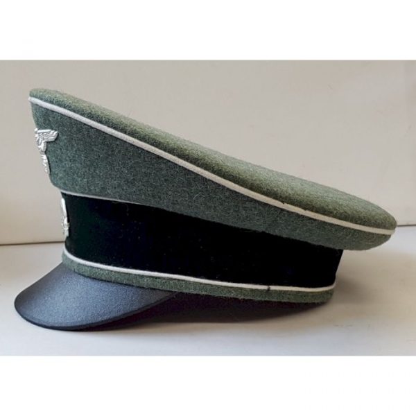 GERMAN WAFFEN SS FIELD GREY CRUSHER CAP - WARSTUFF.COM