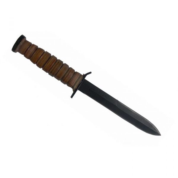 AMERICAN M3 FIGHTING TRENCH KNIFE WWII & M6 LEATHER SHEATH - WARSTUFF.COM