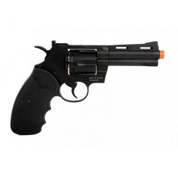 COLT PYTHON 4" REVOLVER - BLACK WITH SPEED LOADER - WARSTUFF.COM