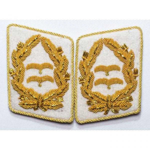 GERMAN LUFTWAFFE FLIGHT FALLSCHIRMJAGER GENERAL LIEUTENANT COLLAR TABS ...