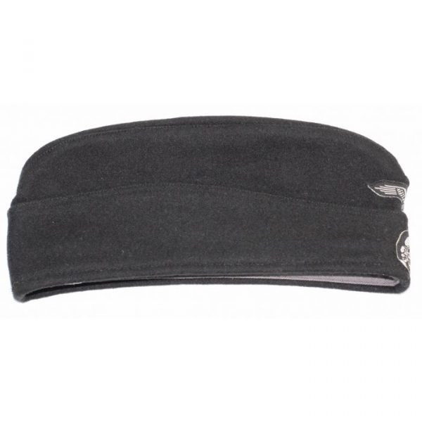 GERMAN SS PANZER EM OVERSEAS CAP BLACK - WARSTUFF.COM