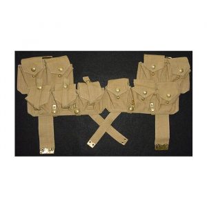 BRITISH WWI P08 WEB GEAR SET - PATTERN 1908 WEBBING EQUIPMENT ...