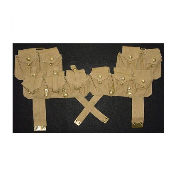 BRITISH WWI P08 WEB GEAR SET - PATTERN 1908 WEBBING EQUIPMENT ...