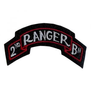 US WW2 2ND RANGER BATTALION SCROLL PATCH - WARSTUFF.COM