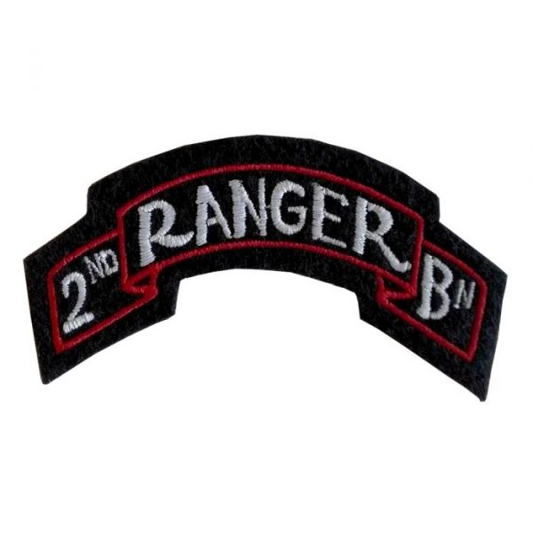 US WW2 2ND RANGER BATTALION SCROLL PATCH - WARSTUFF.COM