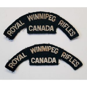 CANADIAN SHOULDER FLASH ROYAL WINNIPEG RIFLES KOREAN WAR - WARSTUFF.COM