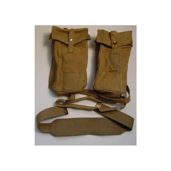 CANADIAN WW11 3 PIECE BREN GUN POUCH SET PATTERN 37 - WARSTUFF.COM