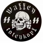 GERMAN WAFFEN SS METAL SIGN 14" X 14" - WARSTUFF.COM