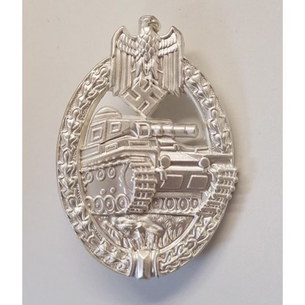 GERMAN ARMY PANZER ASSAULT BADGE - SILVER - WARSTUFF.COM