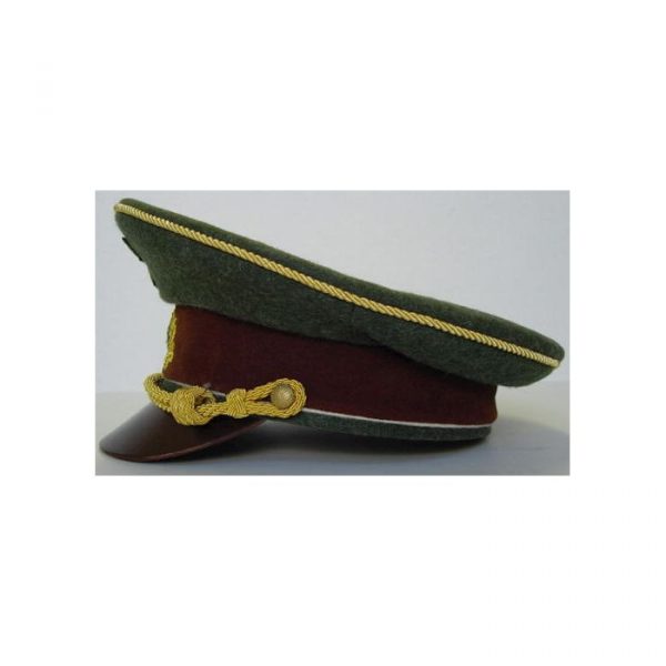 ADOLF HITLER VISOR CAP - GREEN - WARSTUFF.COM
