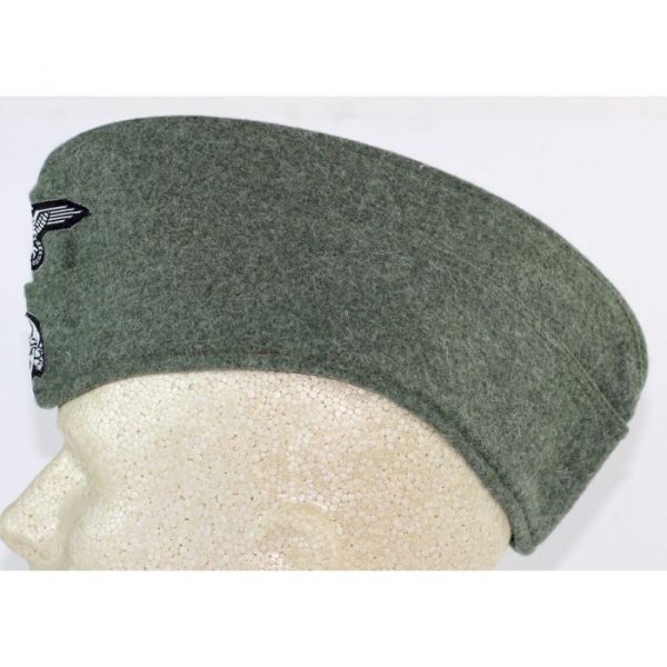 M40 SS EM OVERSEAS SIDE CAP WITH BEVO SS SKULL AND EAGLE - WARSTUFF.COM