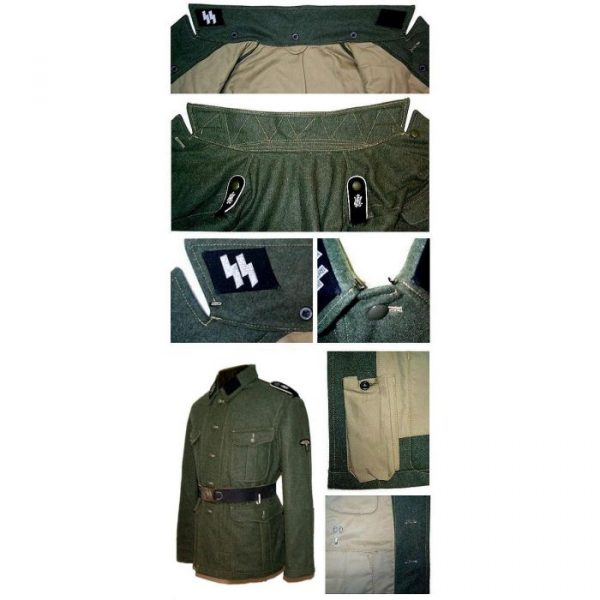 GERMAN M40 WOOL SERVICE TUNIC AND M37 FIELD GREEN WOOL PANTS - WARSTUFF.COM