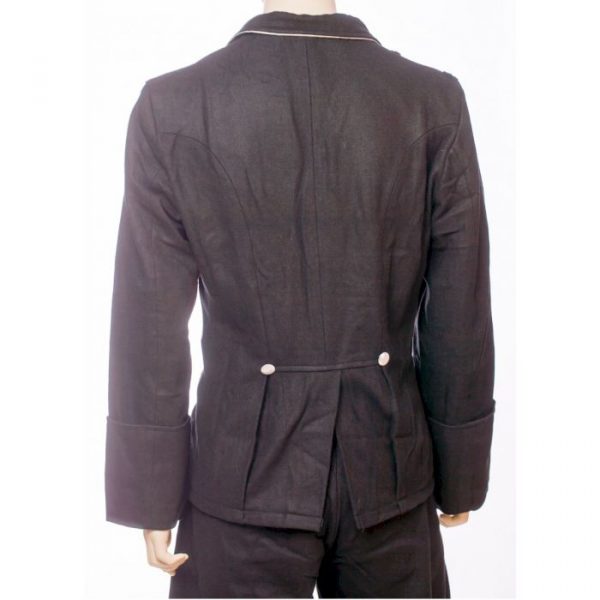 GERMAN M32 TUNIC: ALLGEMEINE SS BLACK WOOL JACKETS - WARSTUFF.COM